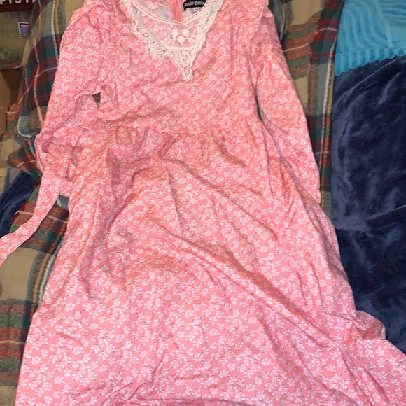 Scarlet Darkness | Dresses | Victorian Ruffled Prairie Little House On ...